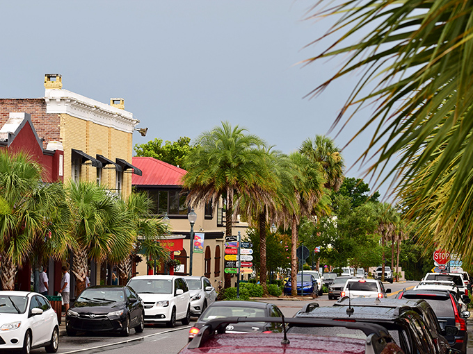 Downtown Mount Dora combines historic charm with tropical touches, where palm-lined streets and colorful shops invite leisurely exploration.