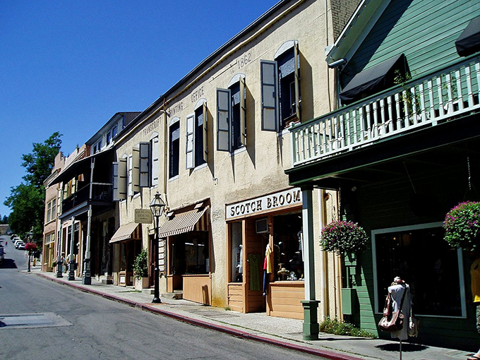 Nevada City's Victorian splendor basks in Sierra sunshine, where "The New Yorker Elixir Shops" promises cures for whatever ails your modern soul.