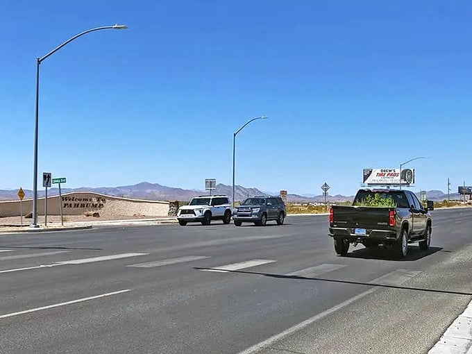 Wide open roads and mountain views make Pahrump feel like freedom with a Nevada zip code.