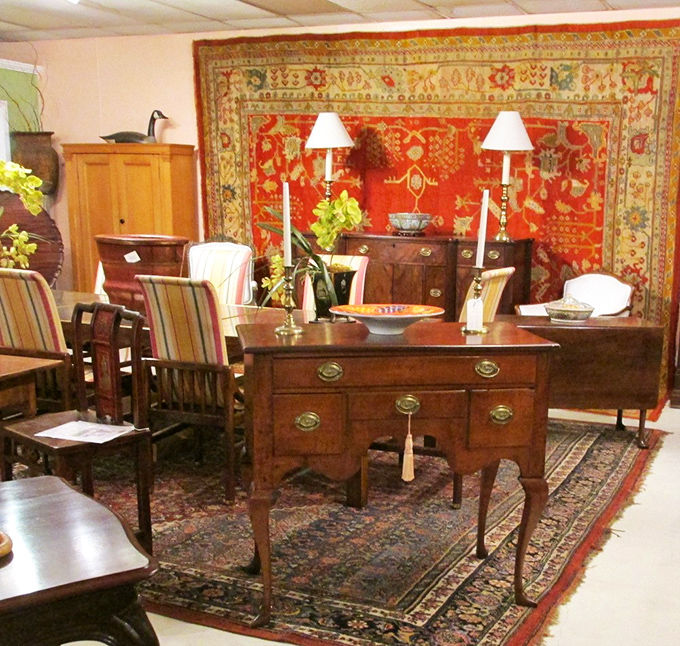 A room where every piece tells a story, and the Oriental carpet has been collecting plot twists for longer than most novels.