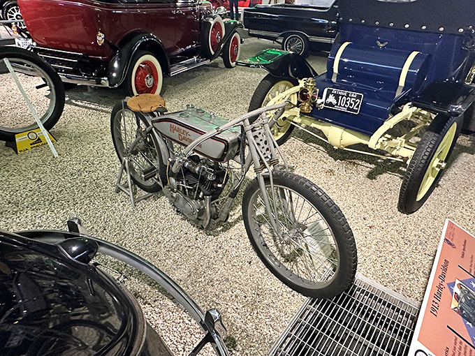 This 1913 Harley-Davidson motorcycle reminds us that the thrill of the open road began long before Easy Rider made it cool.