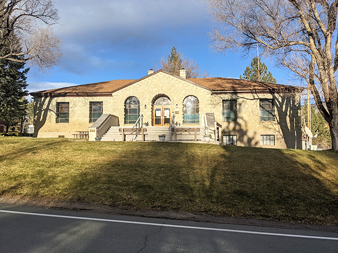 The Alpine County Courthouse&mdash;where justice is served with a side of mountain views and fresh pine-scented air.