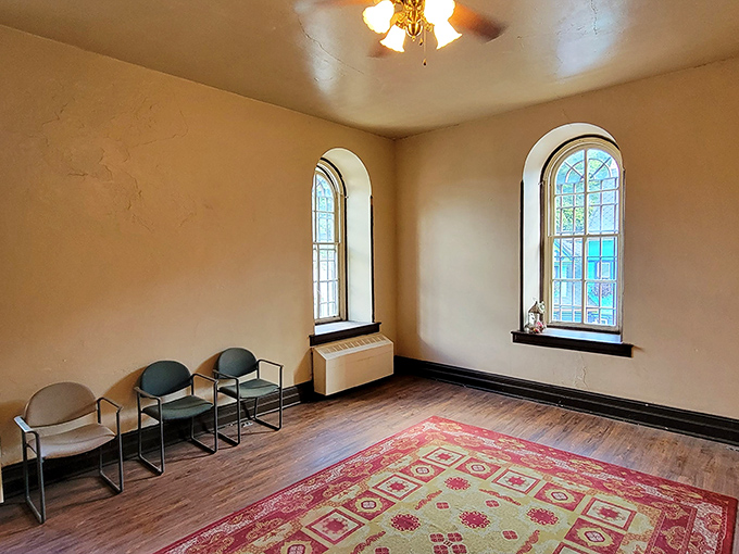 Another angle reveals the jail's surprising architectural beauty. Who knew a house of correction could feature such meticulous craftsmanship and design?
