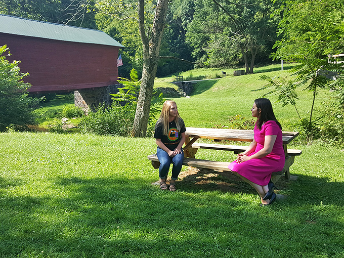 Conversations on the nearby bench have that special quality&mdash;somehow more meaningful when had in the shadow of something that's witnessed a century.
