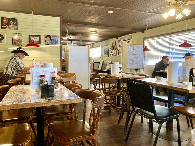 The kind of place where regulars don't need menus and newcomers become regulars. Note the whiteboard specials&mdash;always worth investigating.