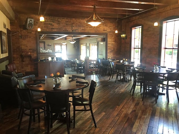 Wooden floors that have hosted thousands of celebrations, brick walls that have absorbed decades of laughter&mdash;this dining room has stories to tell.