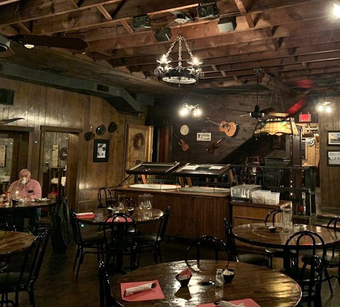 The dining room manages to feel both spacious and intimate, a trick that requires actual thoughtful design rather than luck.