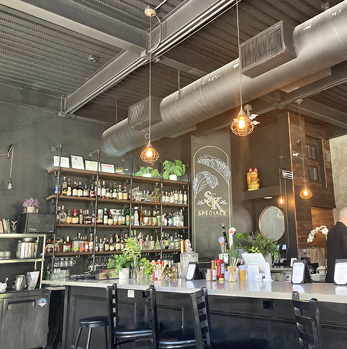 Simple elegance at the service counter&mdash;where Hawaiian hospitality meets breakfast efficiency in a dance as graceful as a morning wave.