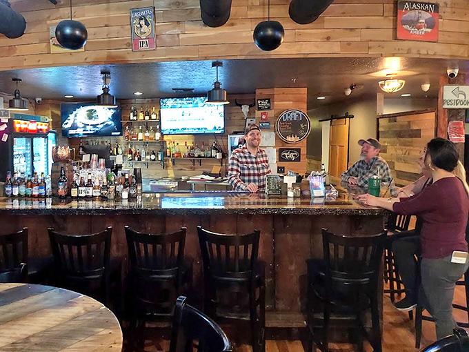 Where locals gather to swap tales and sip spirits &ndash; the bar at Cooks is part watering hole, part community center.