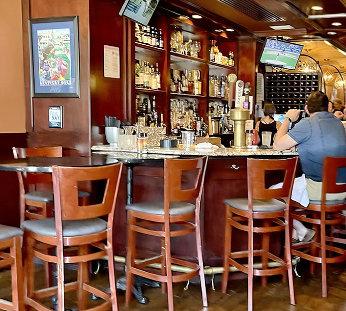 A bar that invites you to pull up a seat and stay awhile &ndash; where the bourbon selection rivals the impressive wine list.