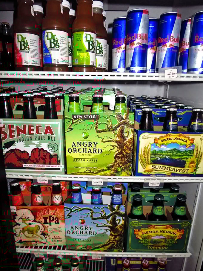 Thirst-quenching variety that goes beyond the expected &ndash; from craft beers to Angry Orchard cider, proving rural markets understand sophisticated sipping too.