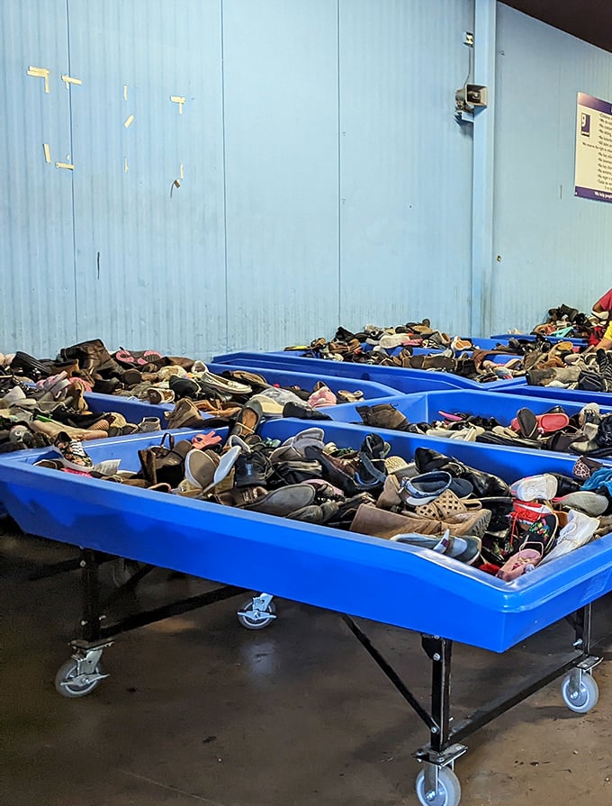 The shoe department: where Imelda Marcos would lose her mind and find her people. Every style imaginable awaits new adventures.