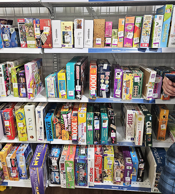 Board game bonanza! Family game nights await with these gently-used boxes of fun. That 1,000-piece puzzle might be missing just one piece.