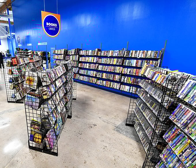 The book section &ndash; where paperback romances and forgotten bestsellers create the world's most democratic library system.