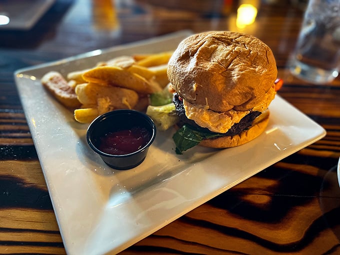 A burger that doesn't need to post on social media to get attention. Simple, honest, and exactly what you want when burger cravings strike.