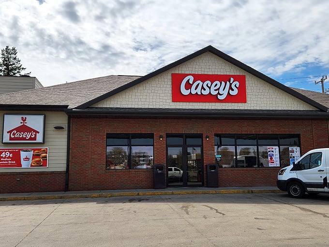 Casey's provides that essential road trip pit stop fuel, both for cars and for snack-craving humans. 