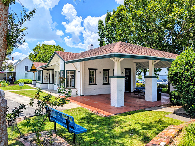 The Historic Village Museum preserves Clermont's past in this beautifully restored vintage gas station.