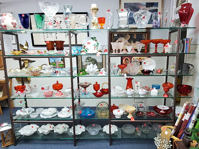 Glass candy for grown-ups&mdash;this collection of vintage glassware makes even water look like it's dressed for a special occasion.