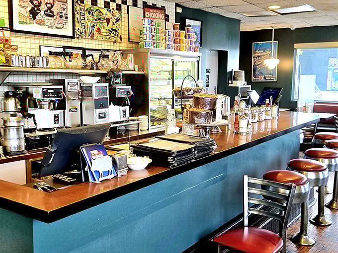 The counter &ndash; command central for breakfast operations, where regulars stake their claim to the same stool they've sat on for decades.