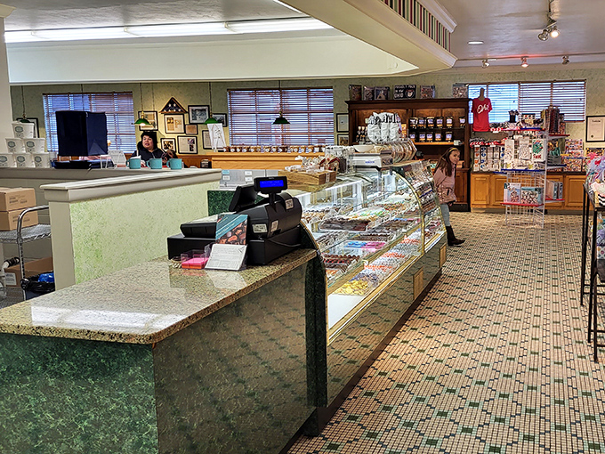 The display counter gleams like a jewelry case, except these gems are edible and bring more immediate joy than any diamond ever could.