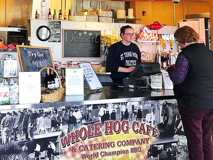 The counter where BBQ dreams come true and life-changing food decisions are made. Choose wisely, but know there are no wrong answers.