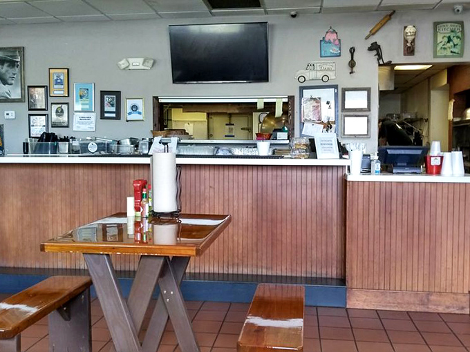 The ordering counter – where dreams come true and diet plans go to die. Make your choices wisely, or just order everything.