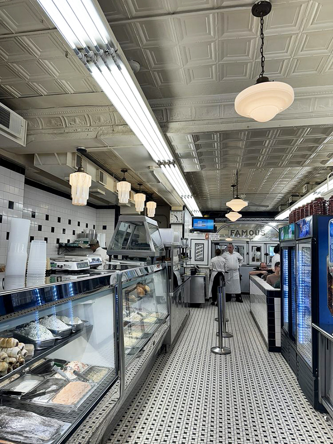 Behind the counter, tradition is preserved in every slice, scoop, and schmear &ndash; the beating heart of a true delicatessen experience.