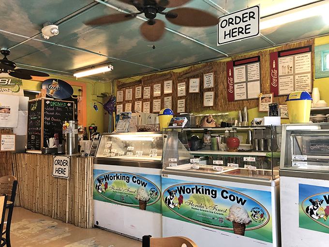 Where the magic happens. The ordering counter might be humble, but it's the gateway to some of Florida's most satisfying beach eats.