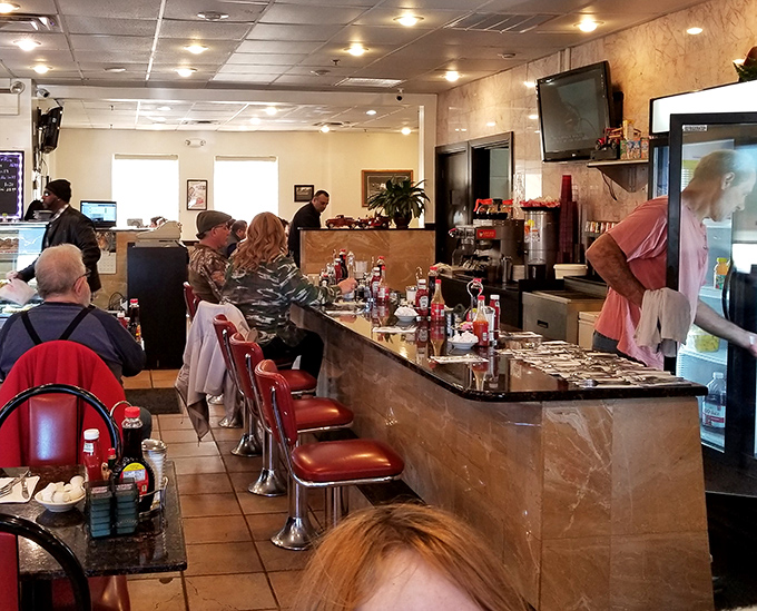 The counter is where the magic happens &ndash; where regulars perch and servers perform the choreographed dance of diner service with practiced precision.