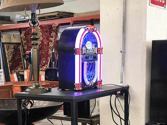 A jukebox that's cooler than anything from your teenage years, and probably works better too.