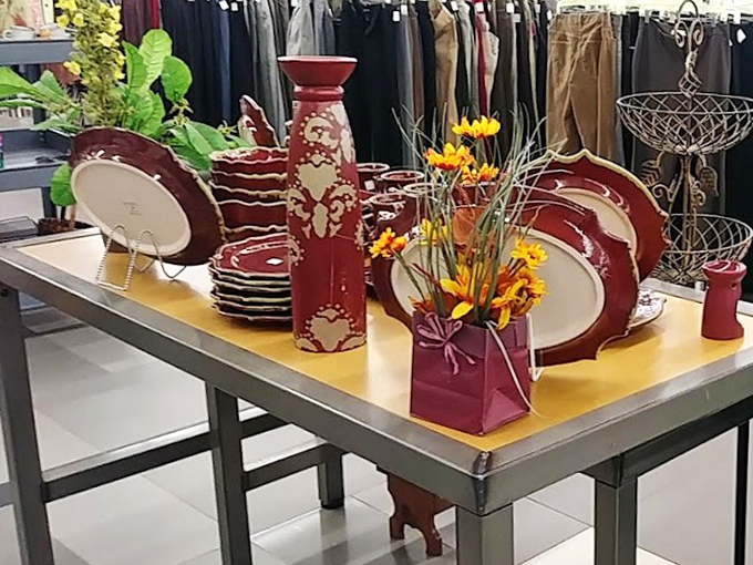 This elegant table display proves secondhand dishware can still make a first-class impression at your next dinner party.