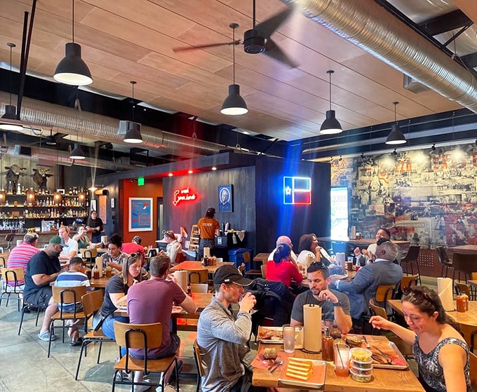 Packed dining room proves that word travels fast when someone's smoking meat this well in Richmond's hippest neighborhood.
