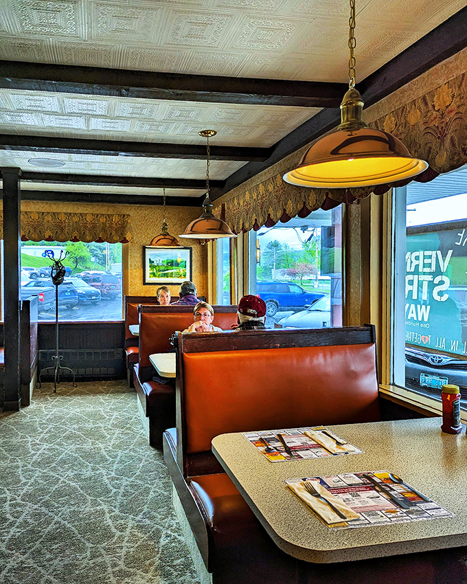 Where locals gather to solve the world's problems over coffee and pie. These booths have heard more Vermont wisdom than the state legislature.