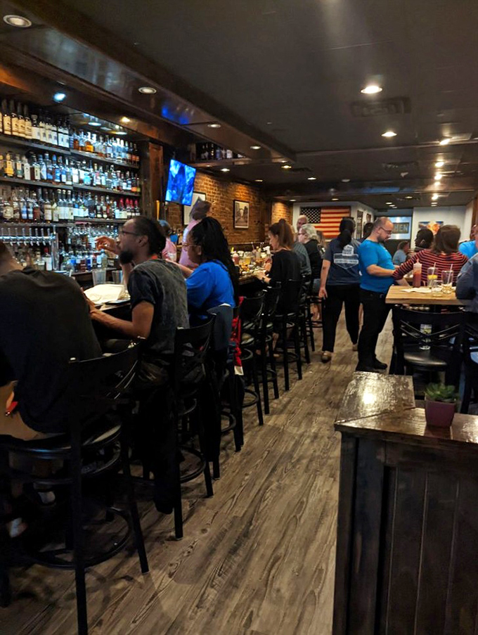 The bustling bar scene proves that word has spread about this hidden gem among Wilmington's in-the-know crowd.