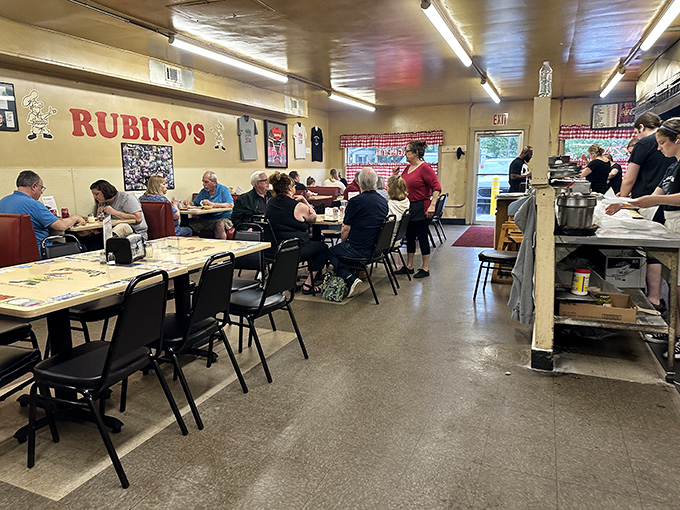 The dining room hums with the sound of happiness&mdash;that unique frequency created by good food and better company.