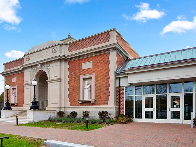 E.C. Scranton Memorial Library blends classical architecture with modern purpose&mdash;like finding your favorite book wearing its Sunday best.
