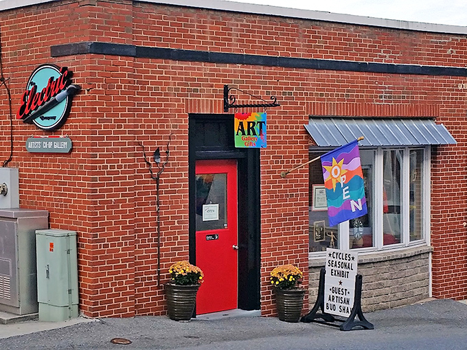 "Here We Are" says the sign, and indeed you've arrived somewhere special. This rustic building houses country charm that can't be faked. 