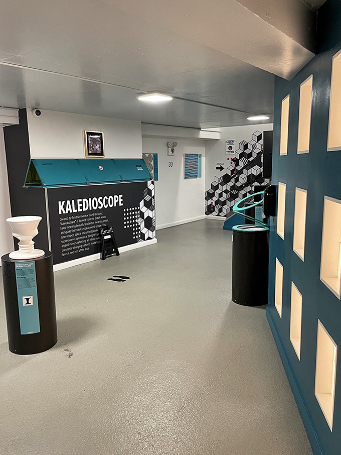 The Kaleidoscope exhibit area offers a glimpse into the science behind the magic, proving education can be as captivating as entertainment.