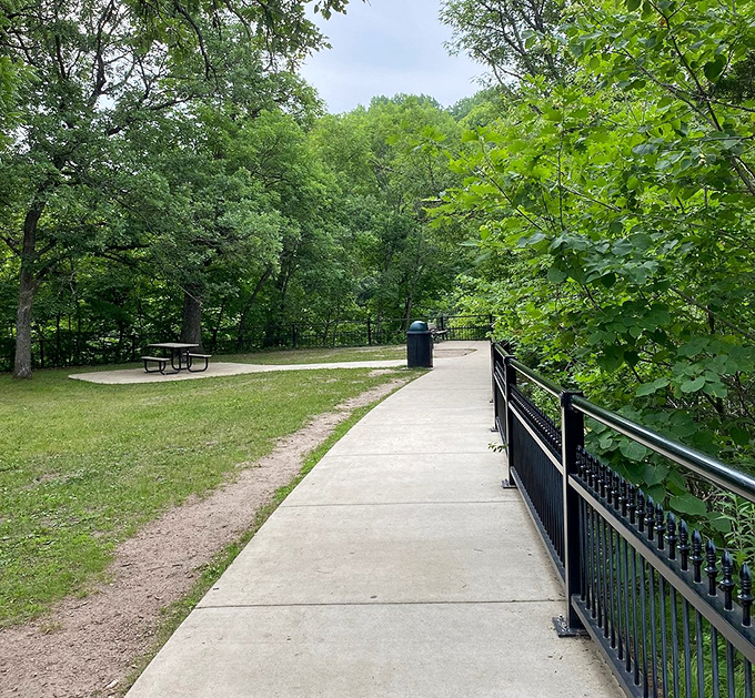 The well-maintained walkway offers accessibility without sacrificing views &ndash; nature's splendor shouldn't require mountaineering skills.