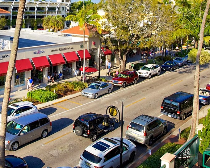 Fifth Avenue South bustles with shoppers and diners, proving that paradise isn't just about beaches&mdash;sometimes it's about finding that perfect boutique.