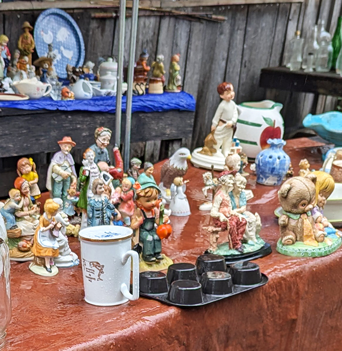 Figurine collections that turn casual browsers into sudden collectors. One minute you're just looking, the next you're explaining to your spouse why you need all 27.