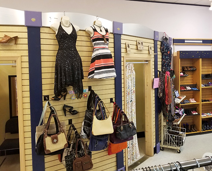 Formal wear waiting for its next special occasion. These dresses have danced at weddings, graduated with honors, and are ready for more celebrations.