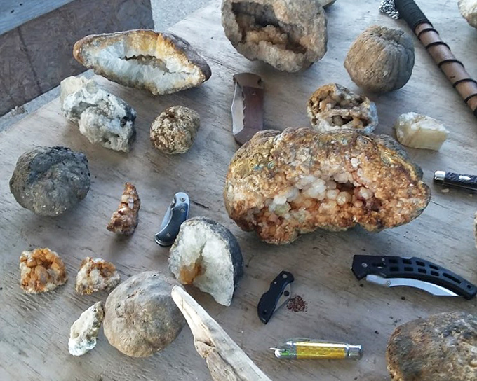 Nature's geodes&mdash;like cosmic eggs that hatched beautiful crystal babies. Earth's artwork that took millions of years to perfect.