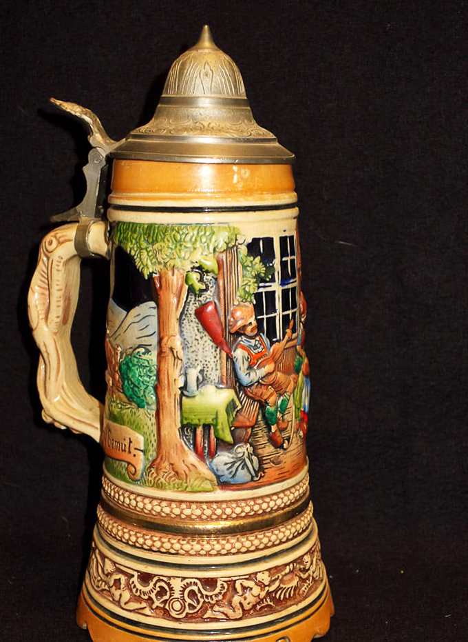 This German beer stein didn't travel across the Atlantic to collect dust&mdash;it's ready for its second life as your conversation-starting mug.