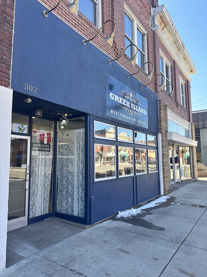 Greek Island restaurant brings Mediterranean flavors to Oklahoma's heartland, proving good taste doesn't require coastal prices or big-city parking hassles.