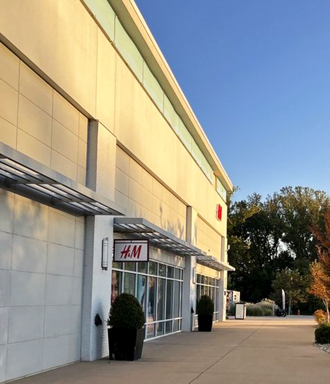 H&M's clean lines and minimalist exterior hide a wonderland of fast fashion finds that won't require financial planning to purchase.