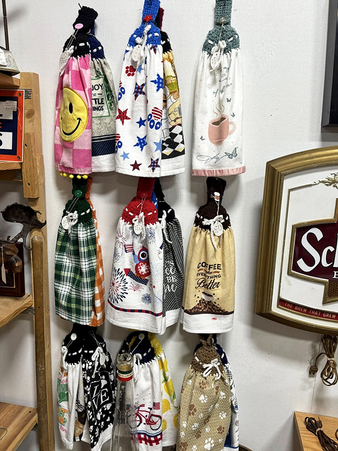 Kitchen towels with personality&mdash;because even drying dishes deserves a touch of whimsy. That smiley face one is judging your cooking skills.