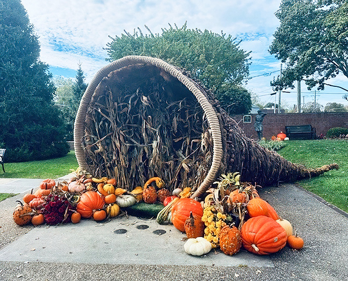 Fall's cornucopia spills across downtown, transforming ordinary corners into seasonal celebrations that would make Mother Nature proud.