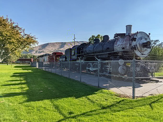 Historic locomotives sit preserved in parks, teaching history lessons while you enjoy a picnic that didn't cost a fortune.