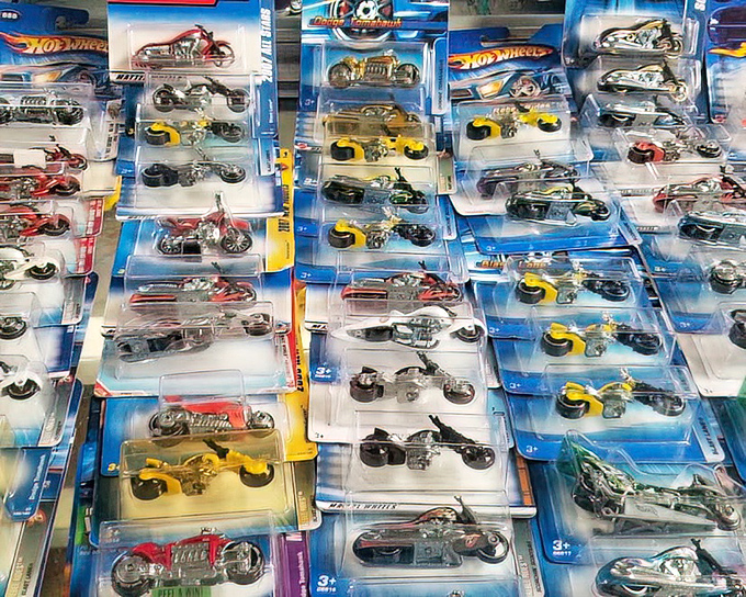 Hot Wheels heaven for grown-up kids. The toys you couldn't afford as a child are now the collectibles you can't resist as an adult.